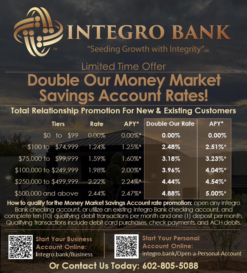 Integro Bank > Personal > Promotions